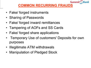Preventing Bank's Fraud and Forgery | PPT