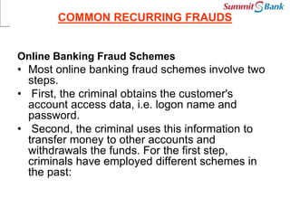 Preventing Bank's Fraud and Forgery | PPT
