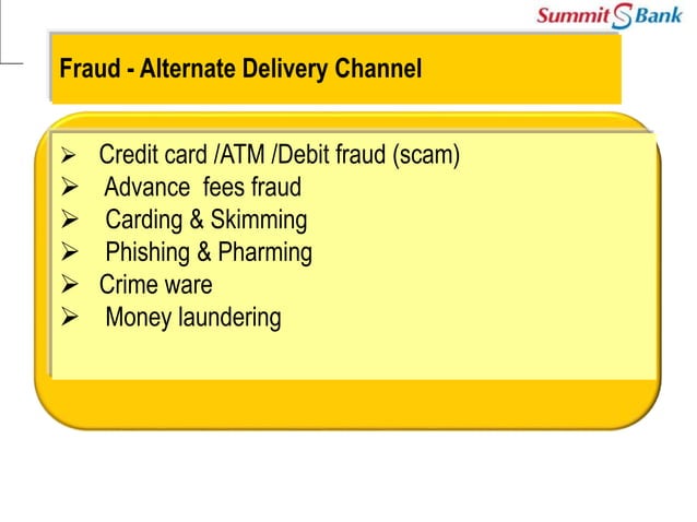 Preventing Bank's Fraud and Forgery | PPT