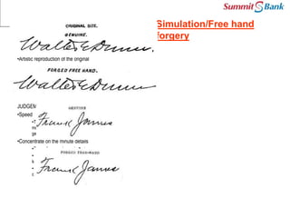 Preventing Bank's Fraud and Forgery | PPT