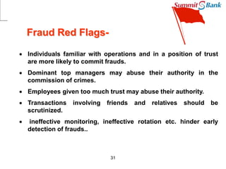 Preventing Bank's Fraud and Forgery | PPT