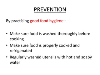 Prevention of gastroenteritis | PPTX