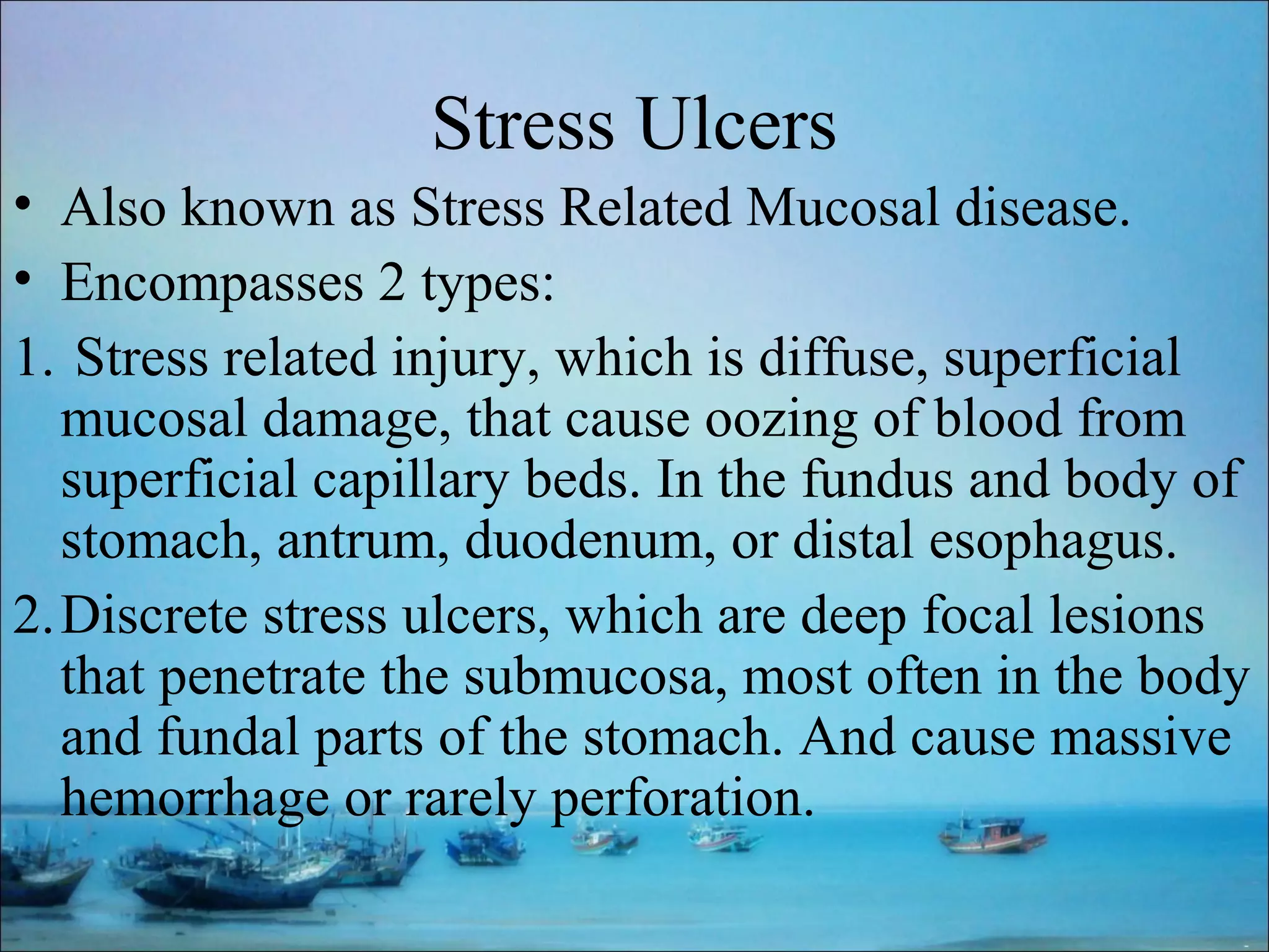 Prevention of GIT bleeding in the icu | PPT