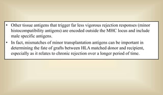 Prevention of graft rejection | PPTX