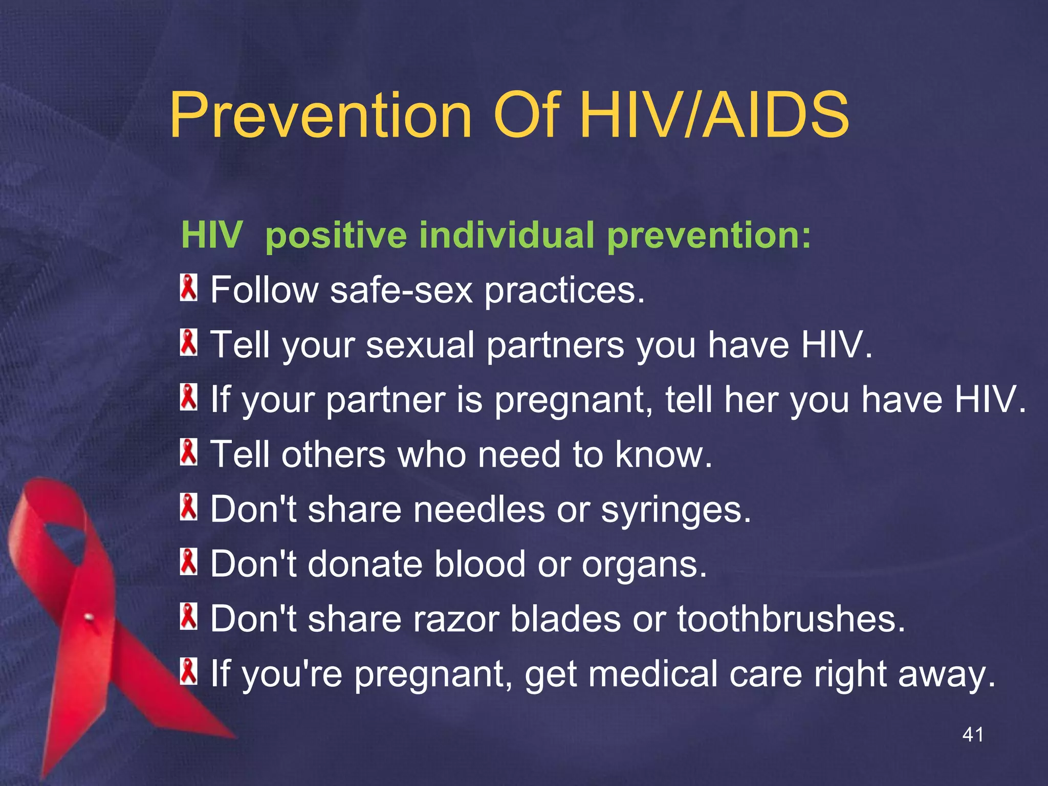Prevention Of HIV/AIDS | PPT