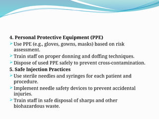 Prevention and control of the infection | PPT