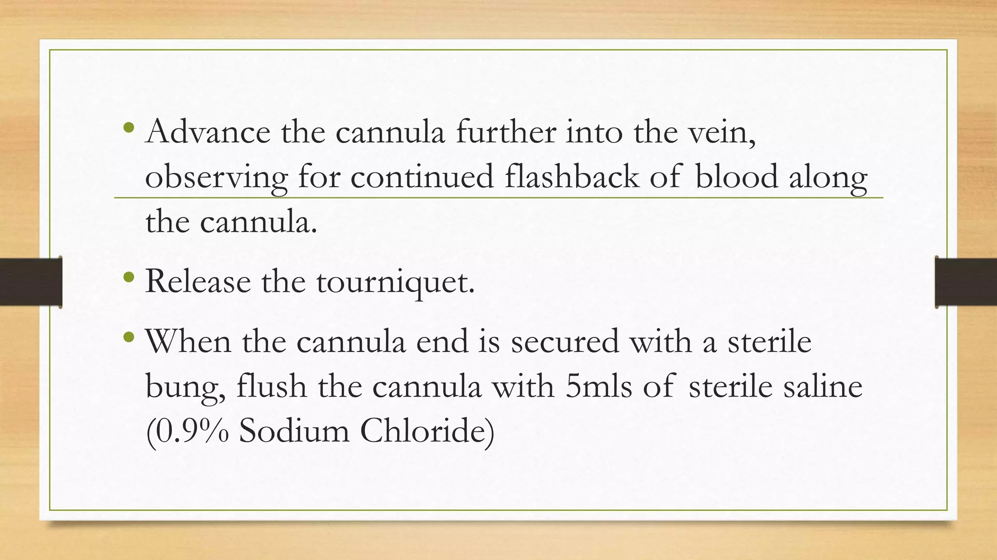 Prevention of iv complication | PPTX