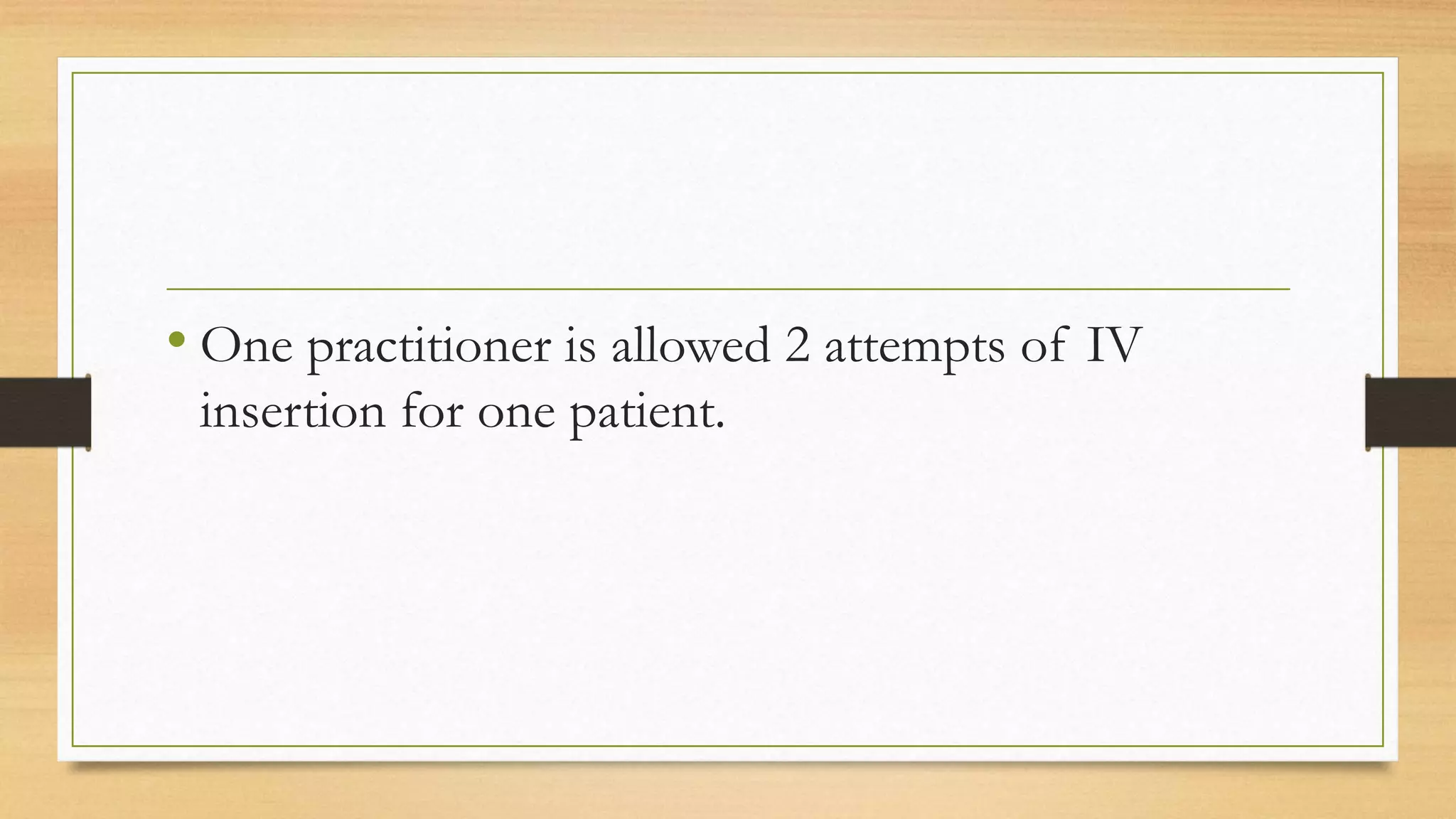 Prevention of iv complication | PPTX