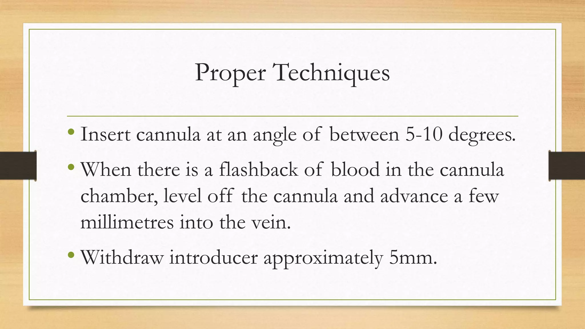 Prevention of iv complication | PPTX