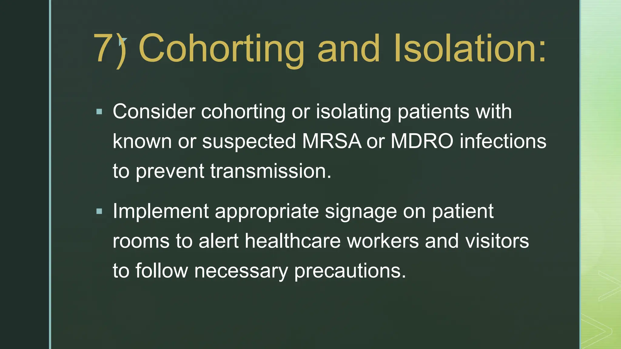 Prevention of MRSA & MDRO.pptx for nurse | PPTX