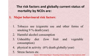 Prevention of non communicable diseases .pptx