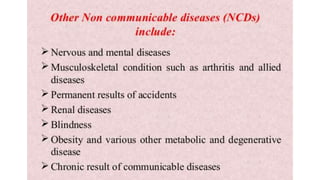 Prevention of non communicable diseases .pptx