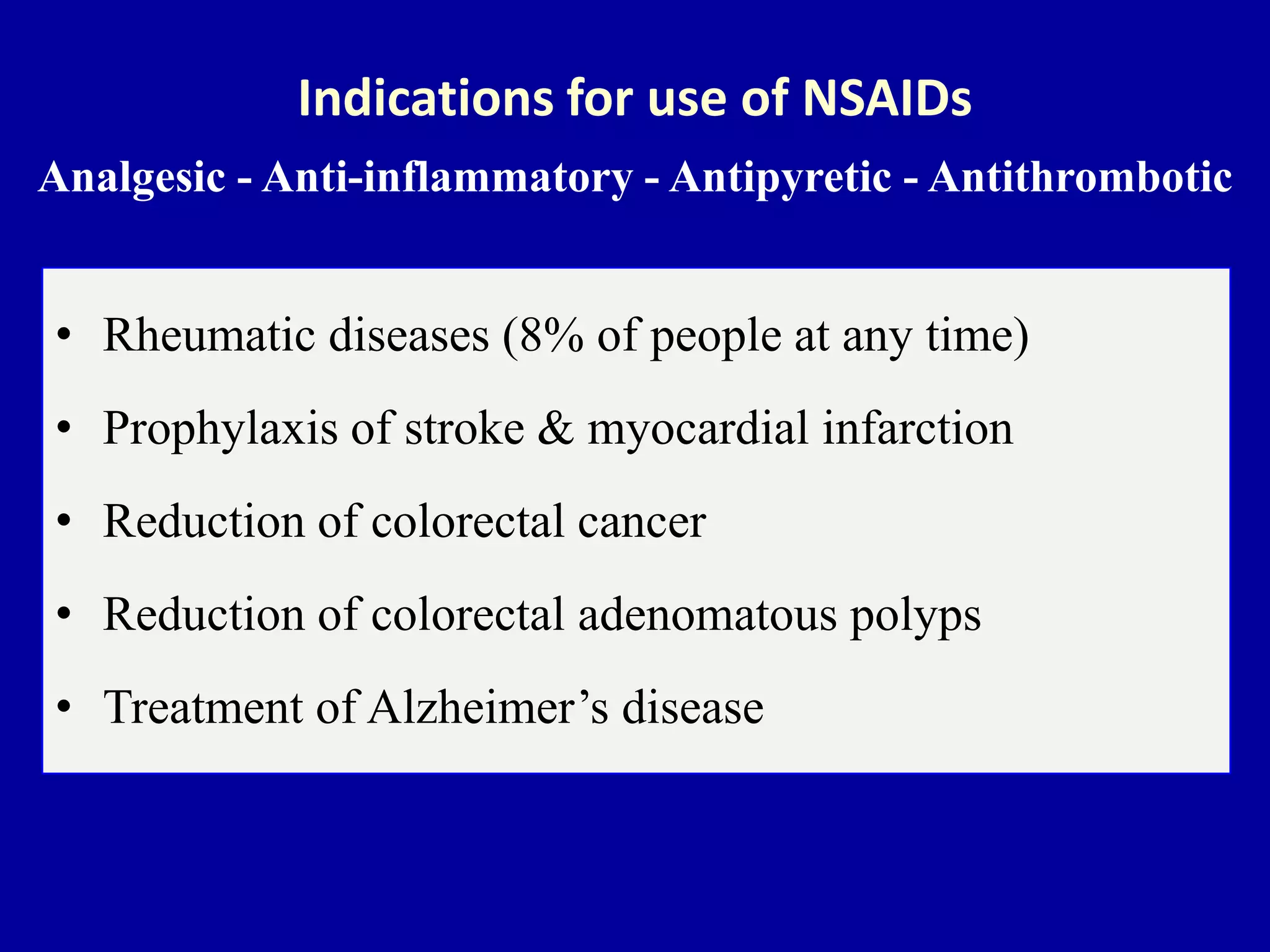 Prevention of NSAID-related ulcer complications | PPTX