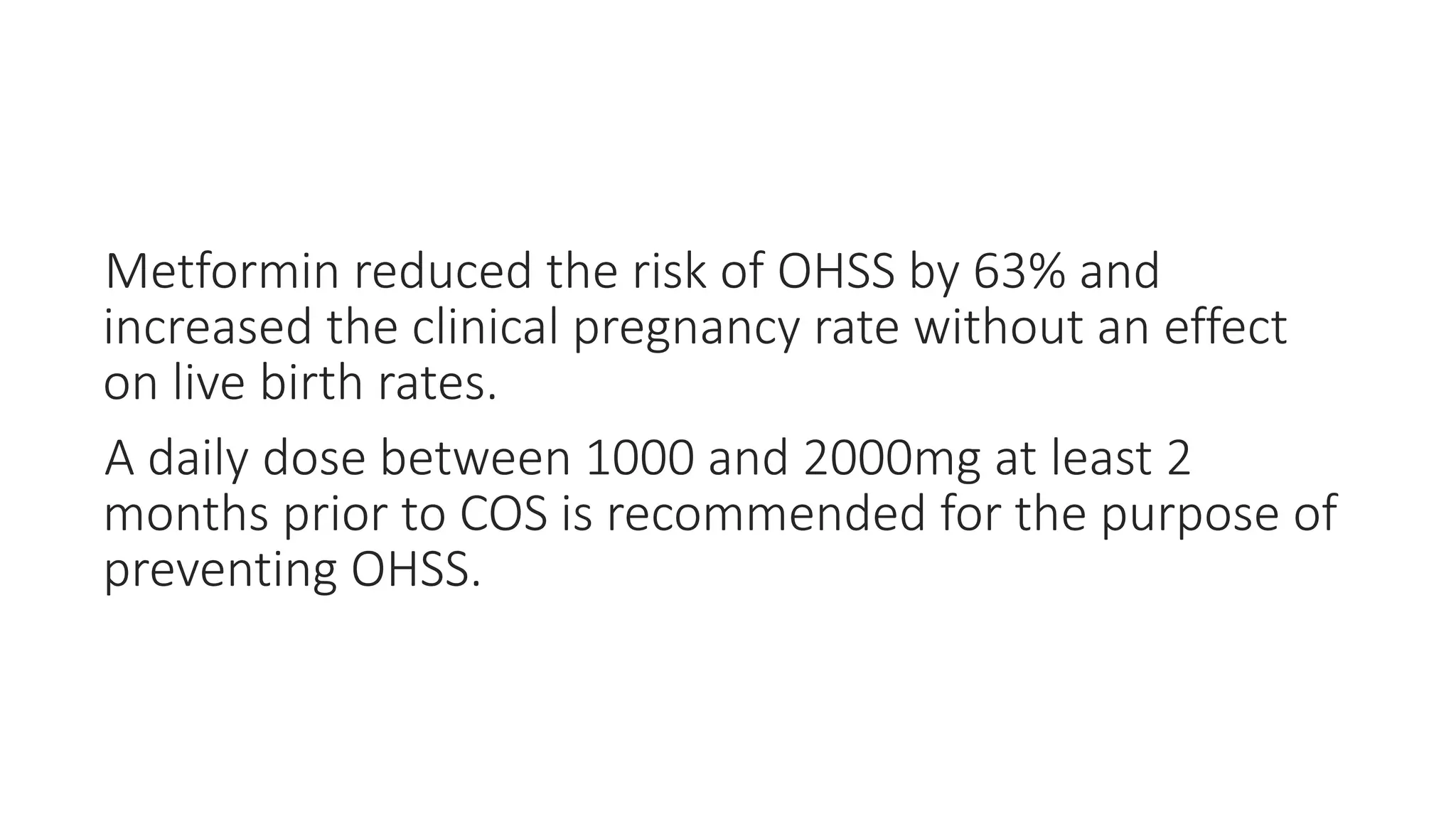 Prevention of ovarian hyperstimulation syndrome | PPTX