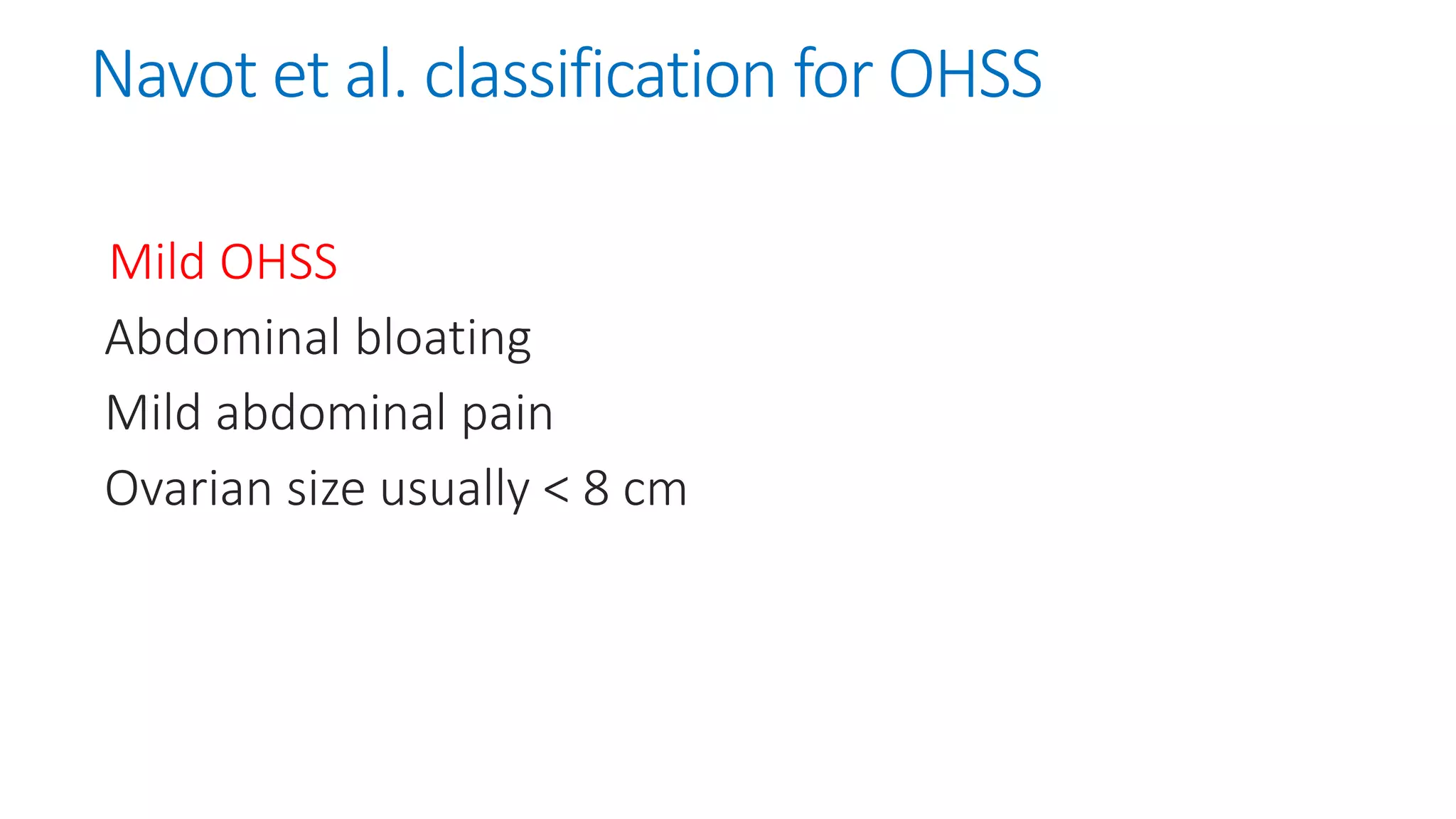 Prevention of ovarian hyperstimulation syndrome | PPTX