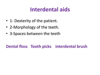 Prevention of periodontal disease | PPTX