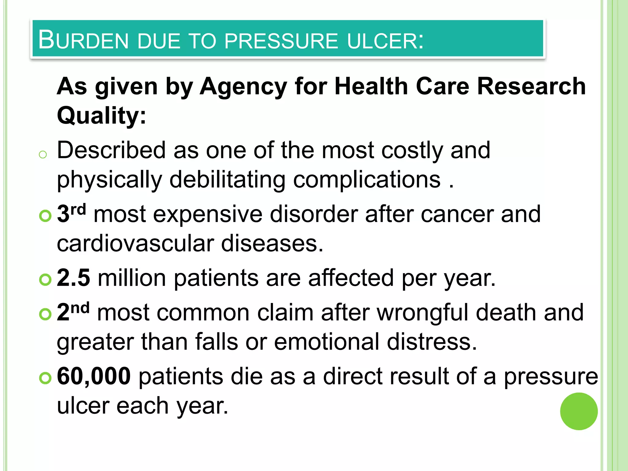 PREVENTION OF PRESSURE ULCER/BED SORE/PRESSURE SORE | PPTX