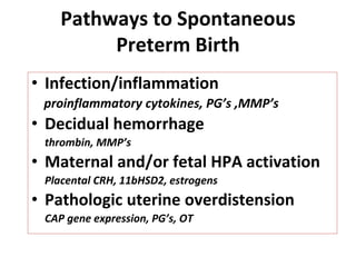 Prevention of preterm birth.ppt