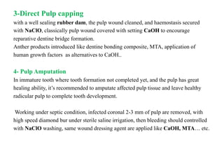 Prevention of pulpal and preapical disease | PPTX