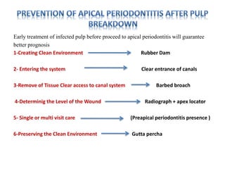 Prevention of pulpal and preapical disease | PPTX
