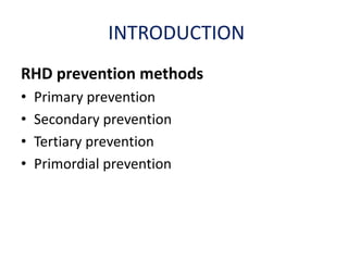 Prevention of RF/RHD | PPTX