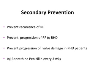 Prevention of RF/RHD | PPTX
