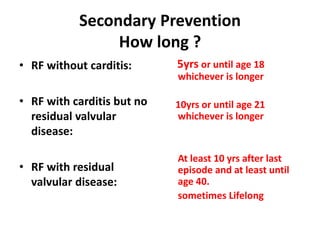 Prevention of RF/RHD | PPTX