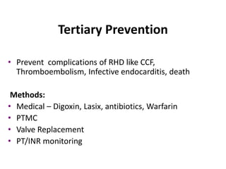Prevention of RF/RHD | PPTX
