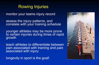 Prevention of Rowing Injury | PDF