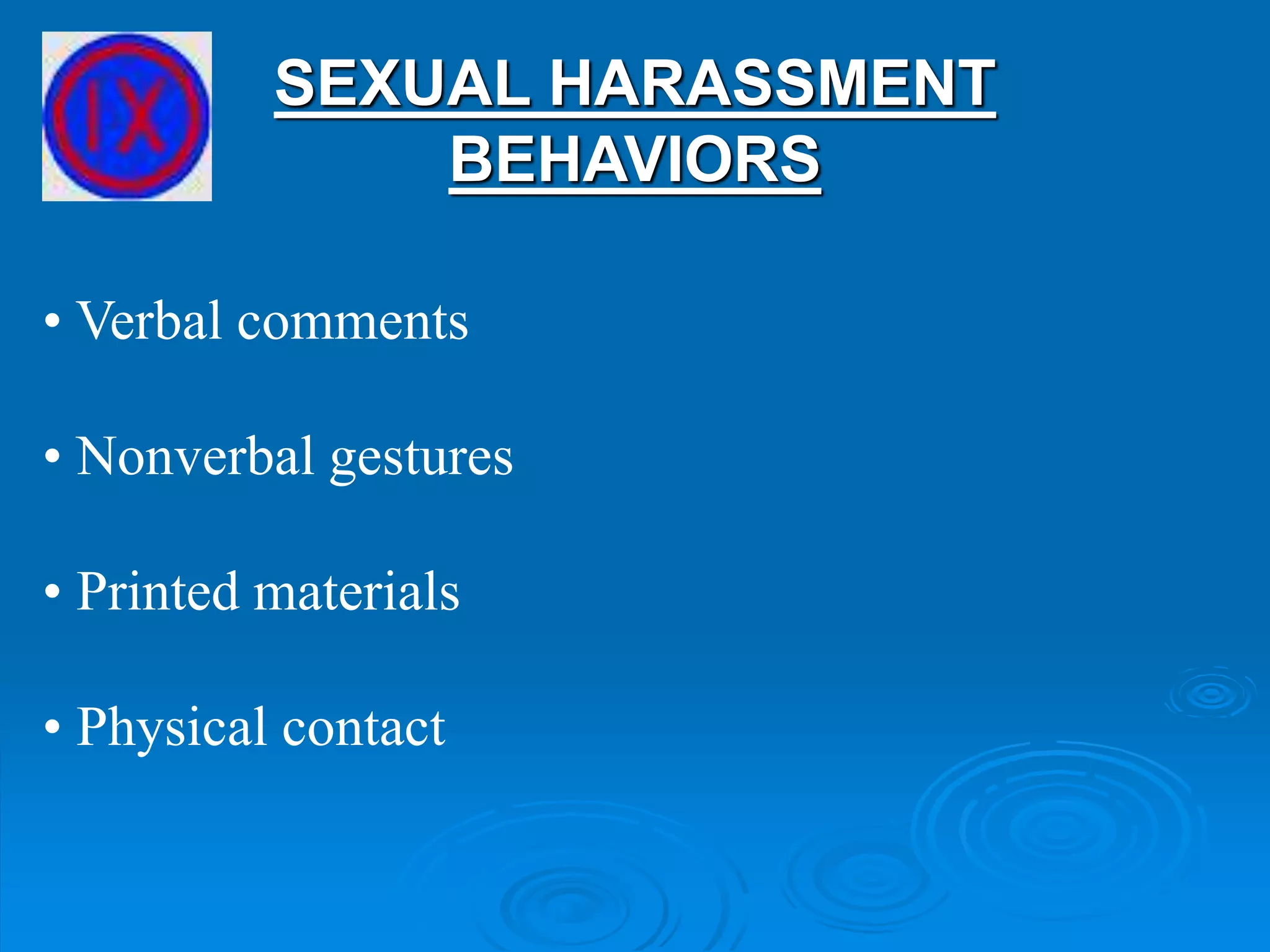 Prevention of Sexual Harassment.ppt | Sexual Conditions | Sexual Health