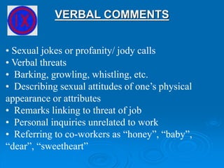 Prevention of Sexual Harassment.ppt | Sexual Conditions | Sexual Health