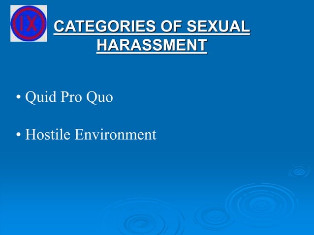 Prevention Of Sexual Harassment Ppt