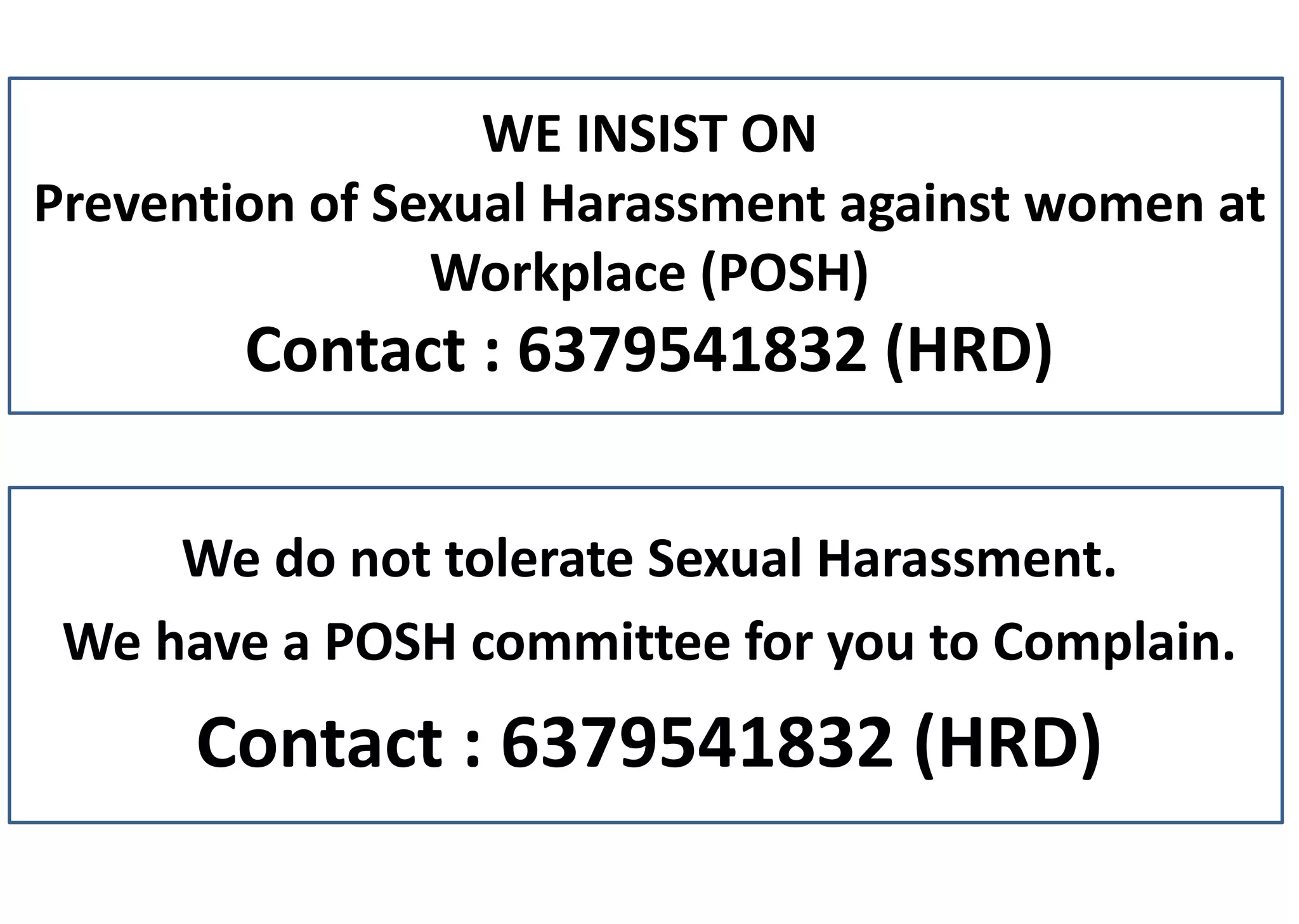 Prevention of Sexual Harassment against women at Workplace.pptx