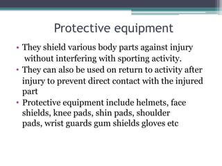 Prevention of sports injury | PPTX