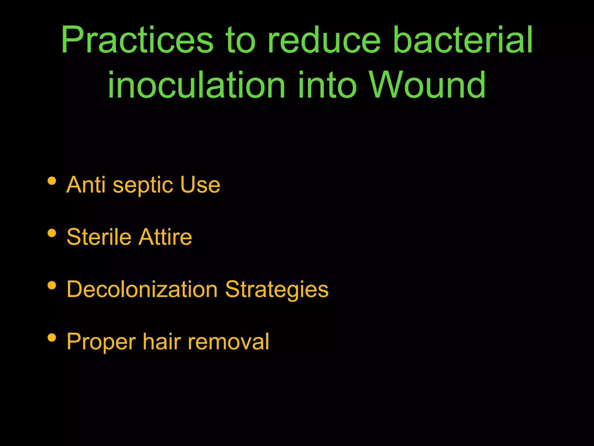 Prevention of Surgical Site Infection | PPTX