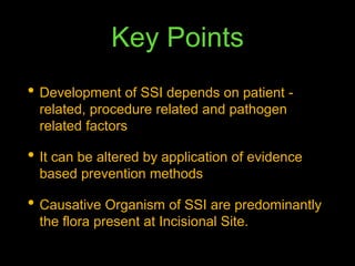 Prevention of Surgical Site Infection | PPTX