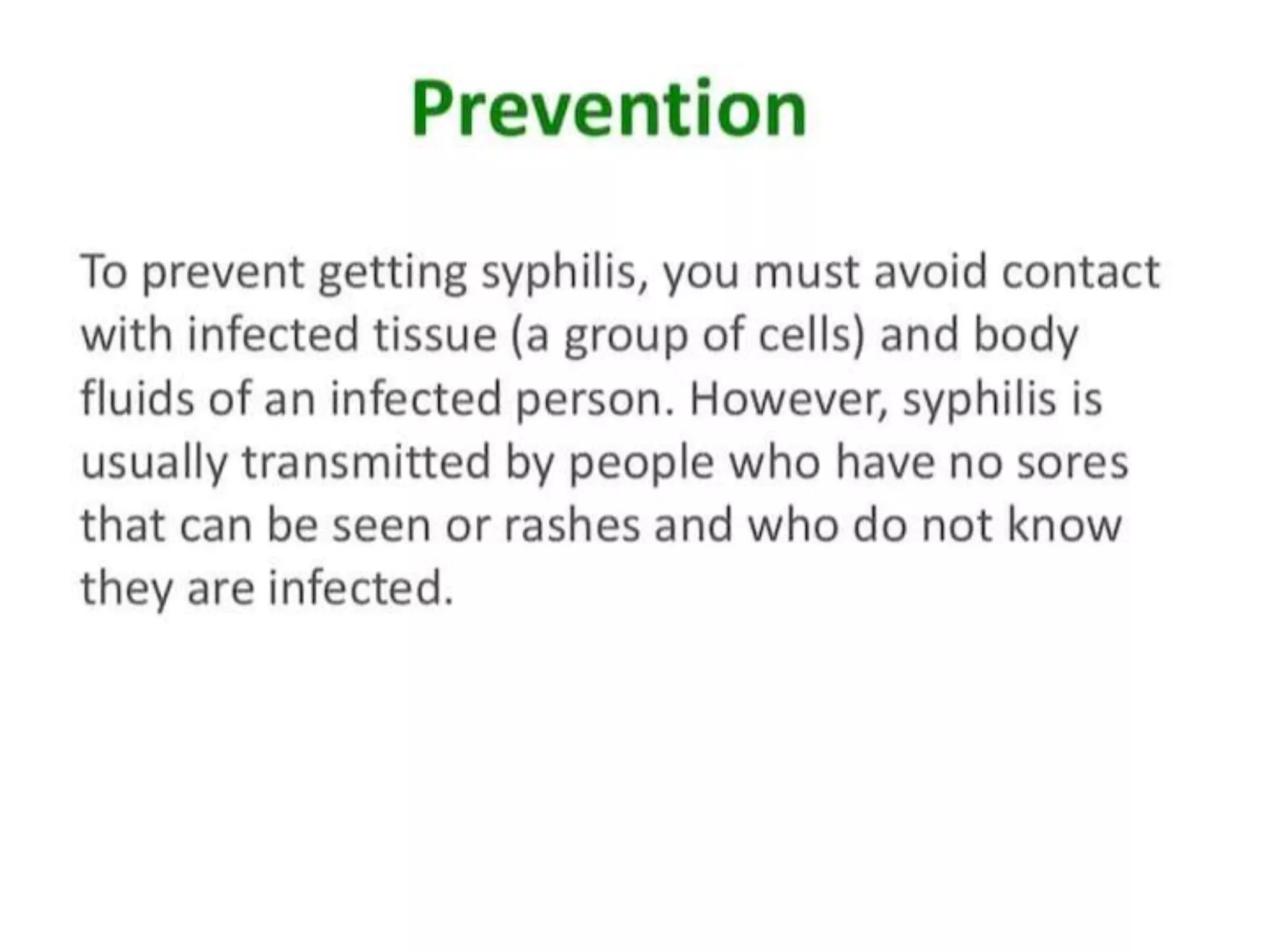 Prevention of syphilis microbiology | PPTX