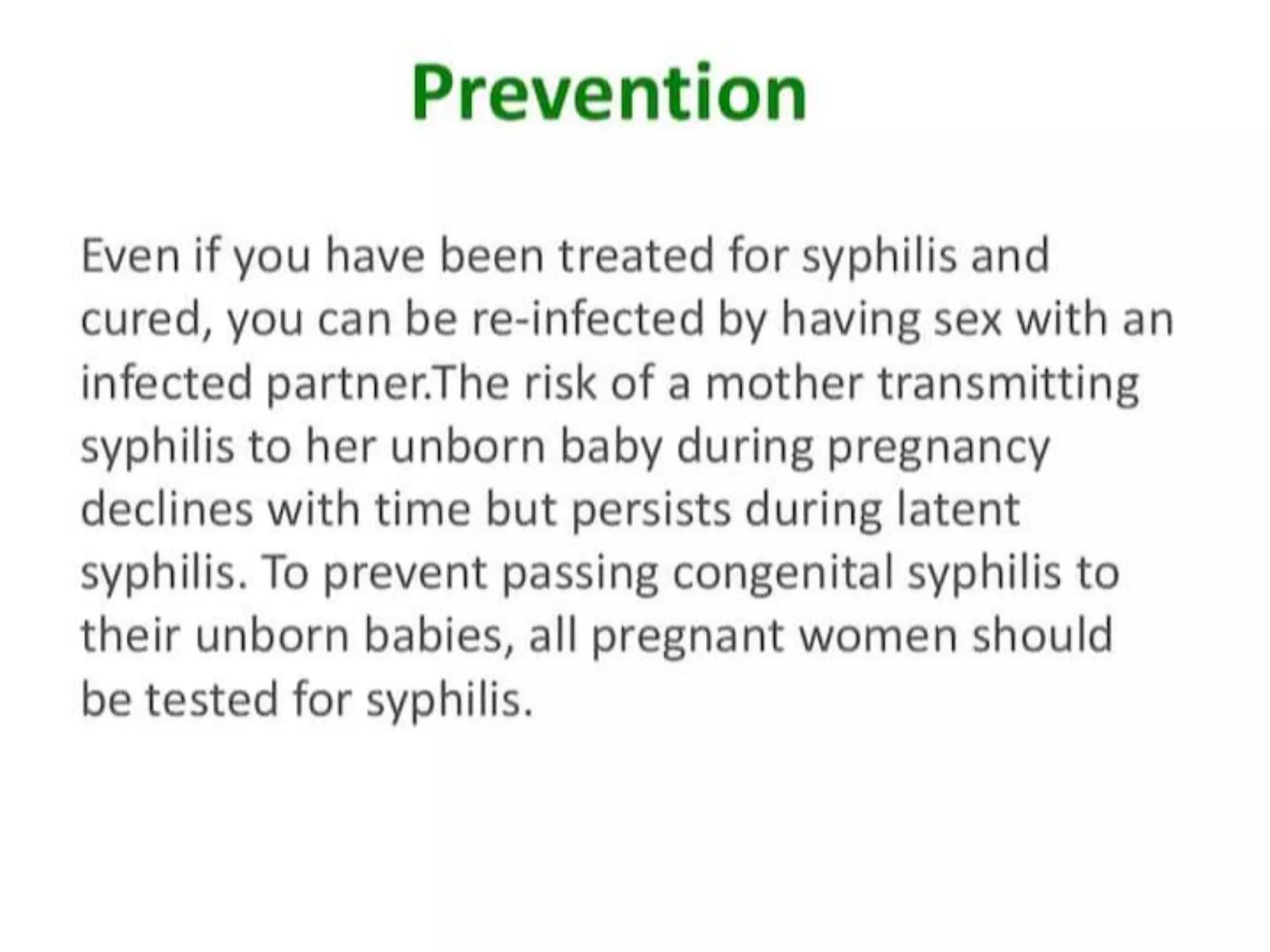 Prevention of syphilis microbiology | PPT