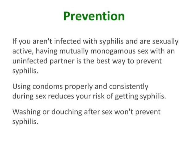 Prevention of syphilis microbiology | PPTX