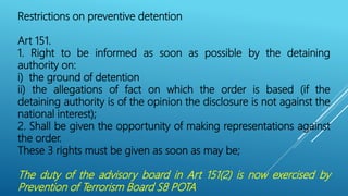Understanding Prevention Of Terrorism Act 2015: Prospects And Future | PPTX