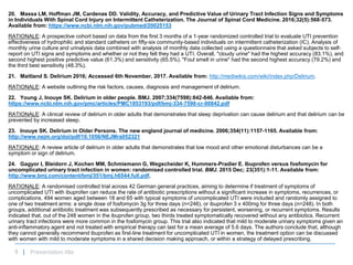 Prevention of UTI references | PDF