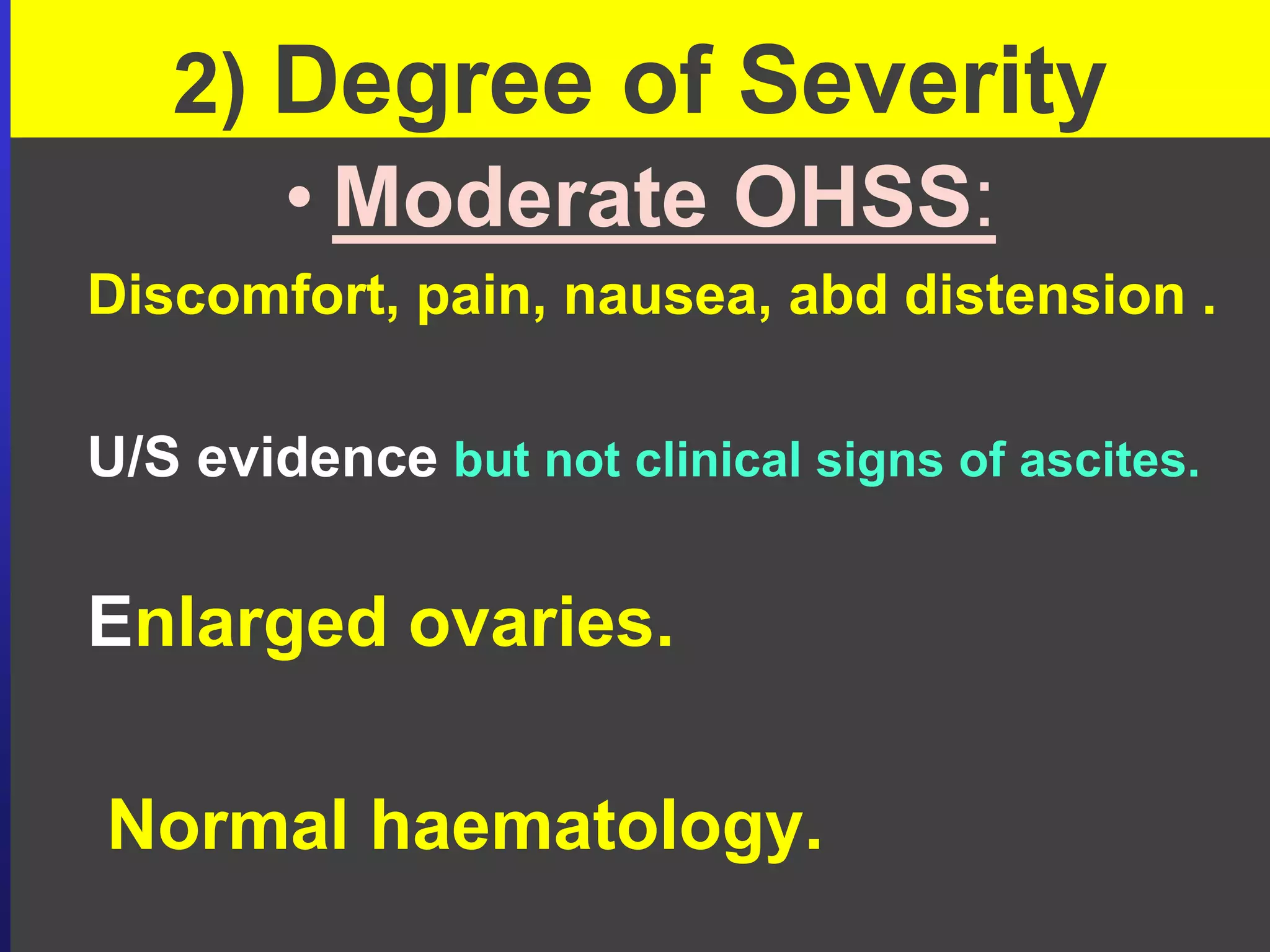 Prevention of Ovarian Hyperstimulation Syndrome ( OHSS ) | PDF