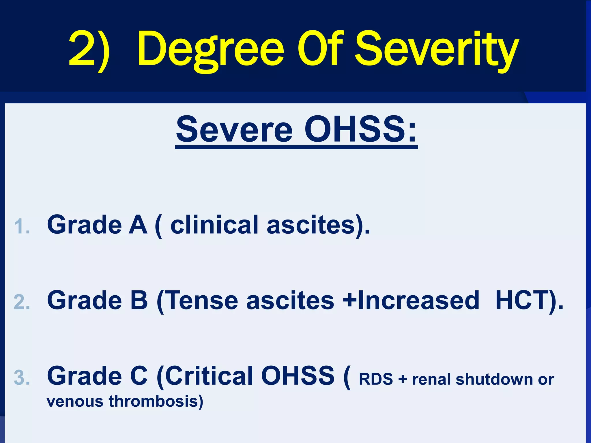 Prevention of Ovarian Hyperstimulation Syndrome ( OHSS ) | PDF