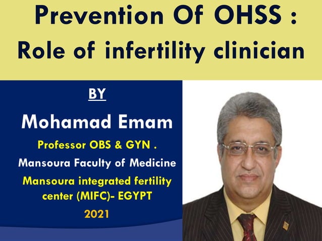Prevention of Ovarian Hyperstimulation Syndrome ( OHSS ) | PDF