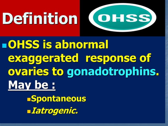 Prevention of Ovarian Hyperstimulation Syndrome ( OHSS ) | PDF