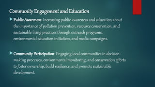Prevention of Pollution and Depletion of Natural Resources: | PPTX