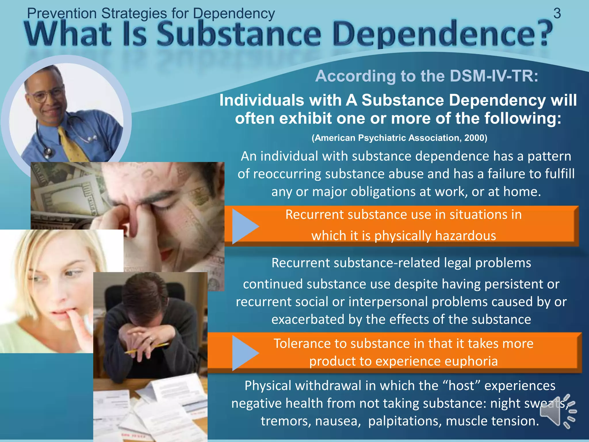 Prevention Strategies For Dependency | PPTX