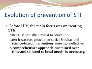 2016 Sessions: Prevention strategies in STI care | PPTX
