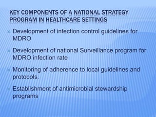 Prevention strategy for mdro in hospital | PPTX