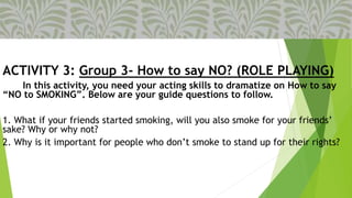 Prevention substance (cigarettes) ppt | PPTX